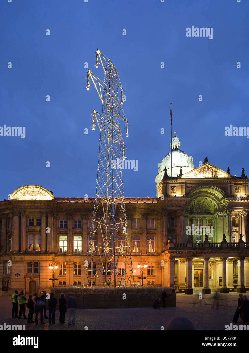 THE PYLON, BIRMINGHAM, UNITED KINGDOM, BLOCK ARCHITECTURE Stock Photo ...