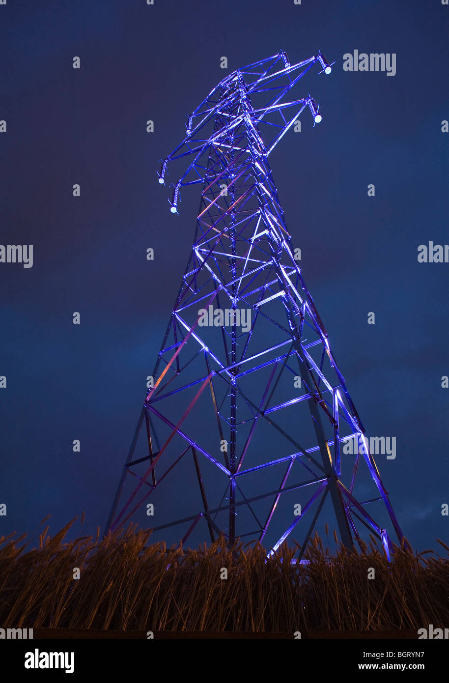 THE PYLON, BIRMINGHAM, UNITED KINGDOM, BLOCK ARCHITECTURE Stock Photo ...