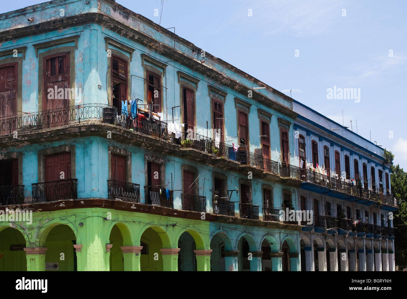 Cuban architecture, Havana, Cuba Stock Photo - Alamy