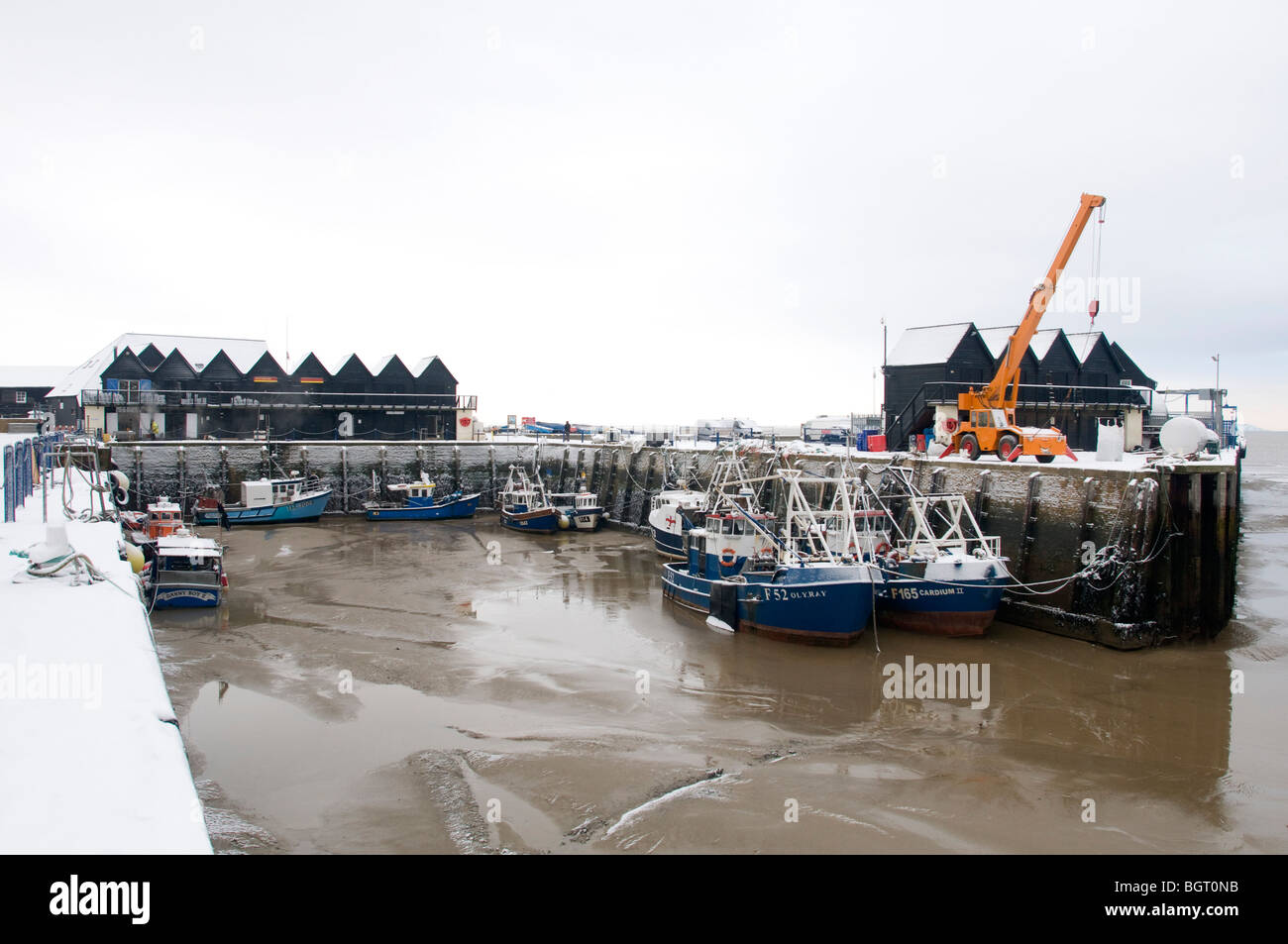 Whitstable kent snow hi-res stock photography and images - Alamy