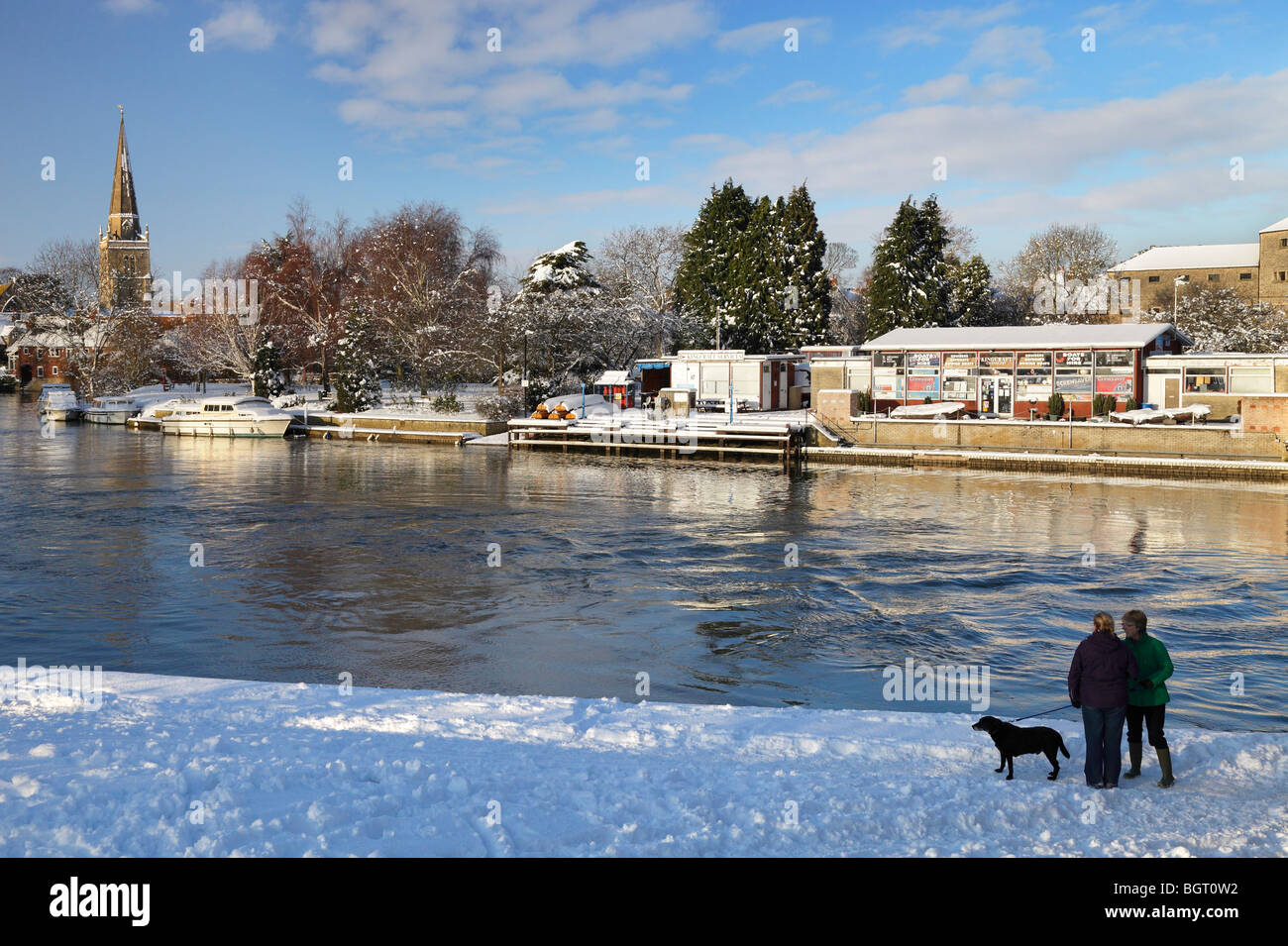 The Big Freeze River Thames High Resolution Stock Photography and ...