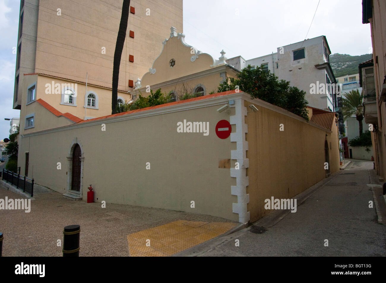 Nefusot Synagogue in Gibraltar Stock Photo - Alamy