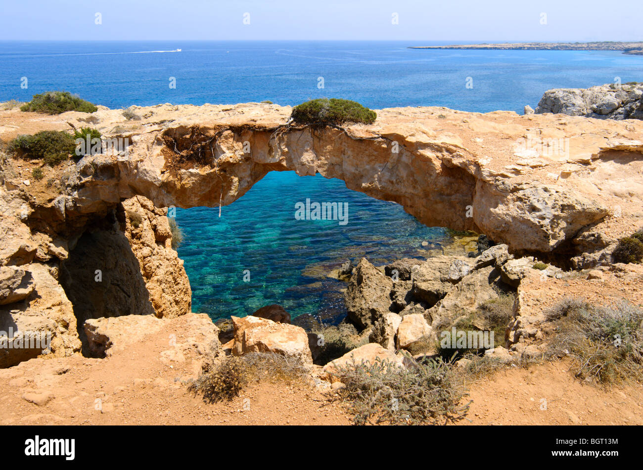 Beautiful Nature of Cyprus, Ayia Napa Beach Stock Photo - Alamy