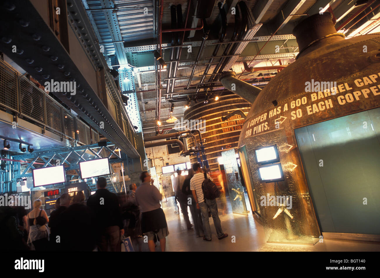 Exhibition at the Guinness Storehouse, Guinness, Dublin, Ireland Stock ...