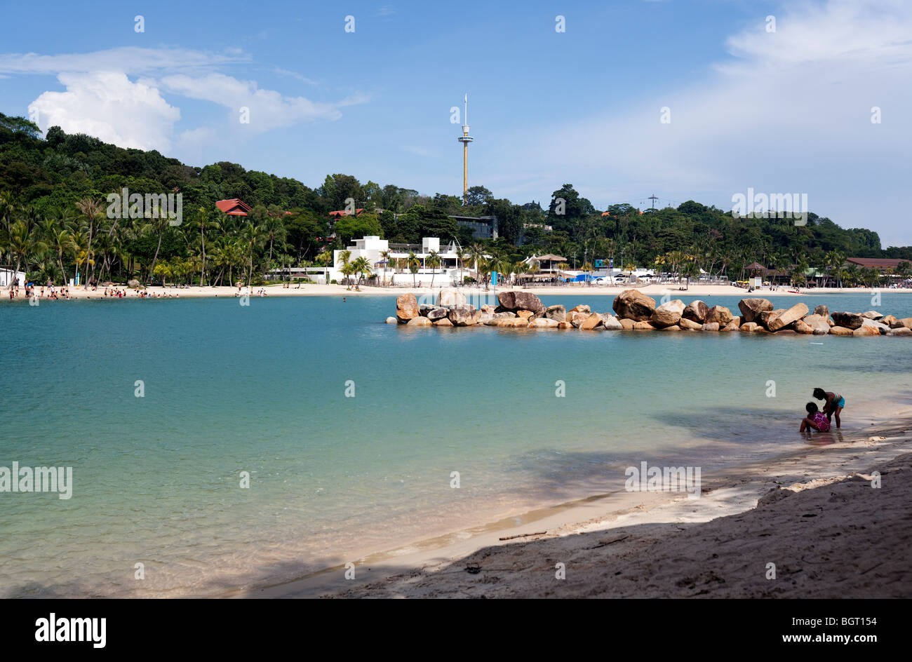 Singapore, Pulau Sentosa, resort, leisure and recreation centre Stock ...