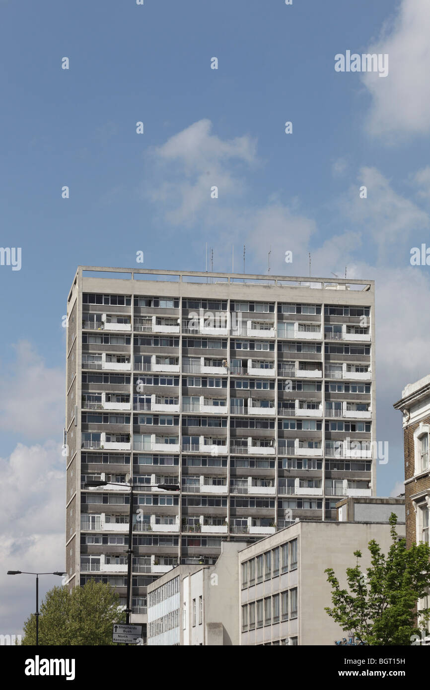 notting hill gate development, seen from east Stock Photo - Alamy