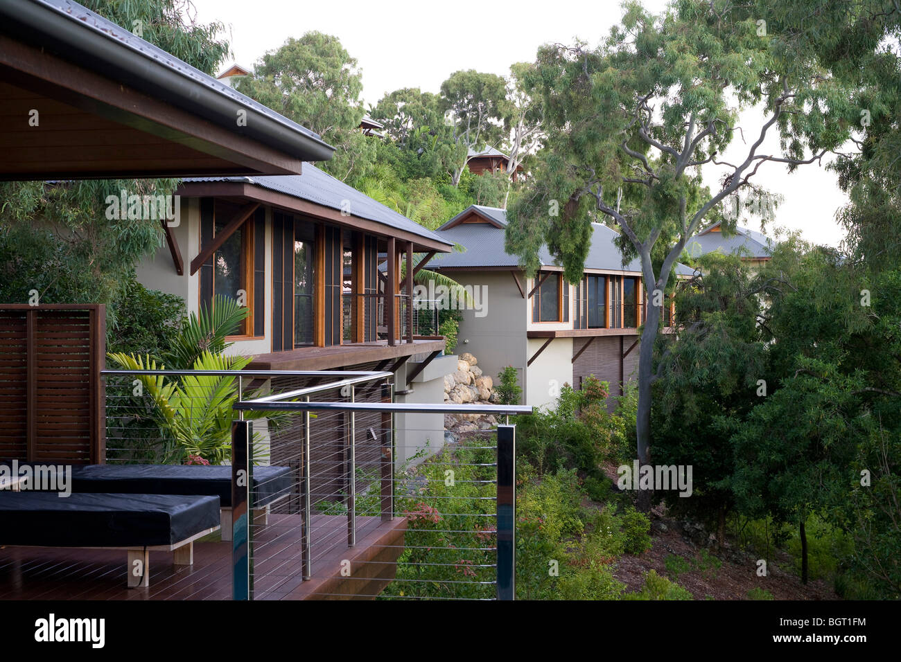 qualia resort. bungalow nestled amongst the trees Stock Photo - Alamy
