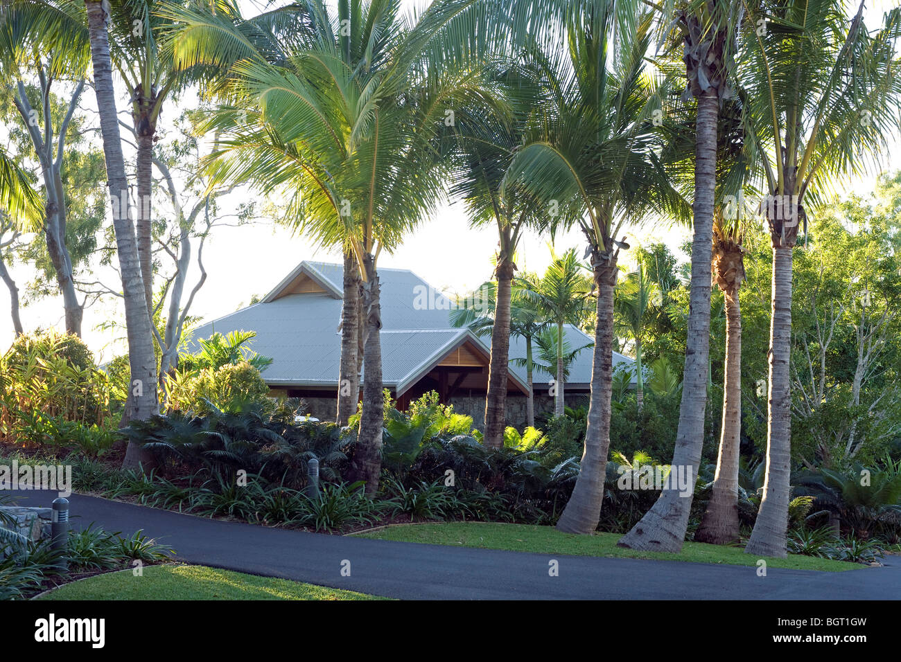 qualia resort. bungalows nestled amongst the trees Stock Photo - Alamy