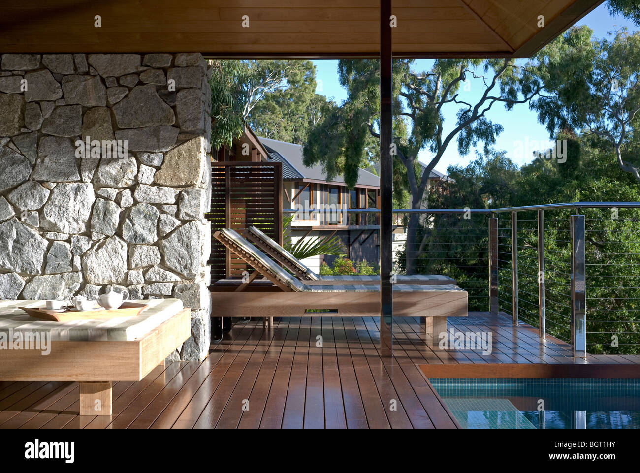 qualia resort. private spa in typical bungalow Stock Photo - Alamy