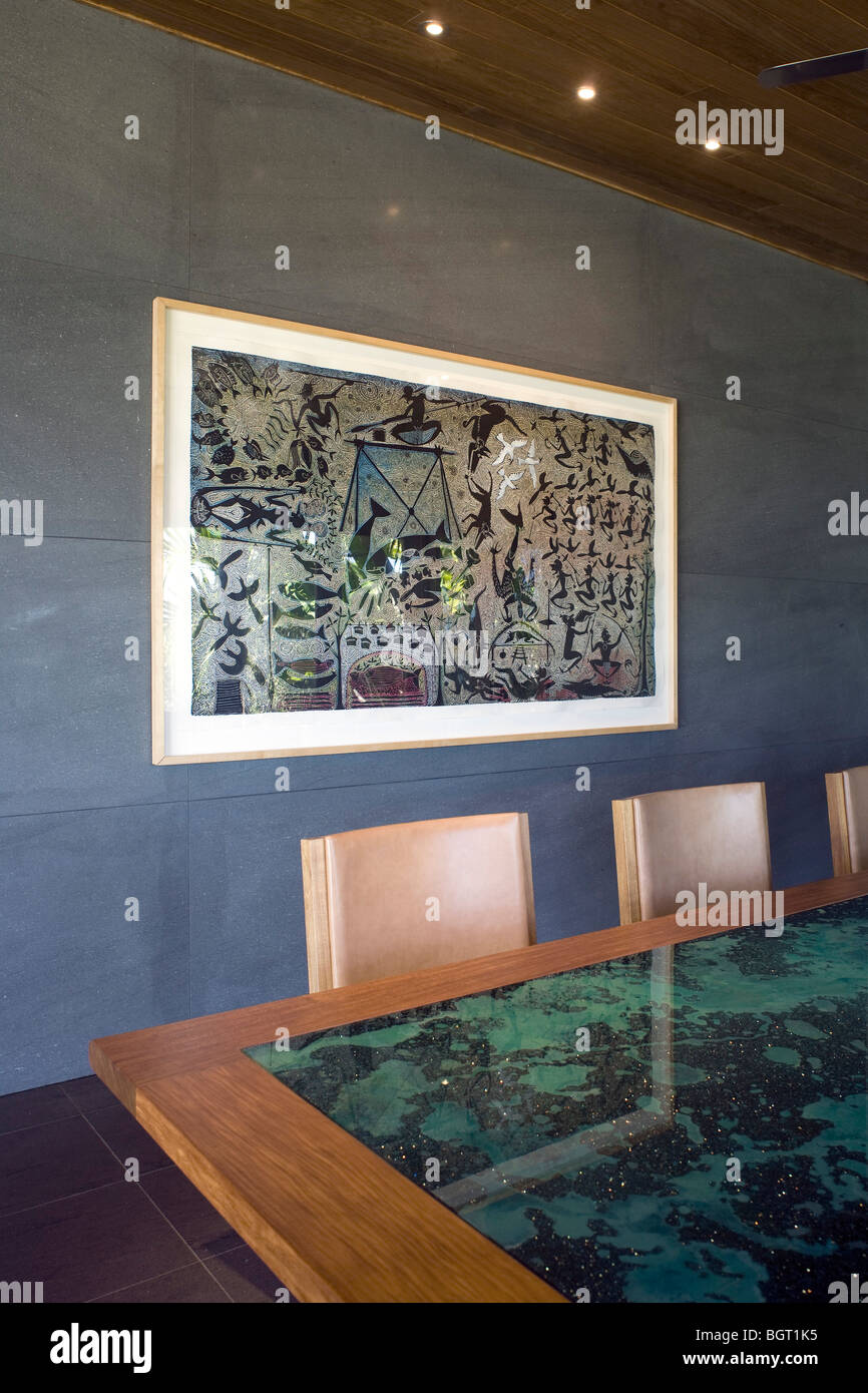 qualia resort. local artist dennis nona Stock Photo - Alamy