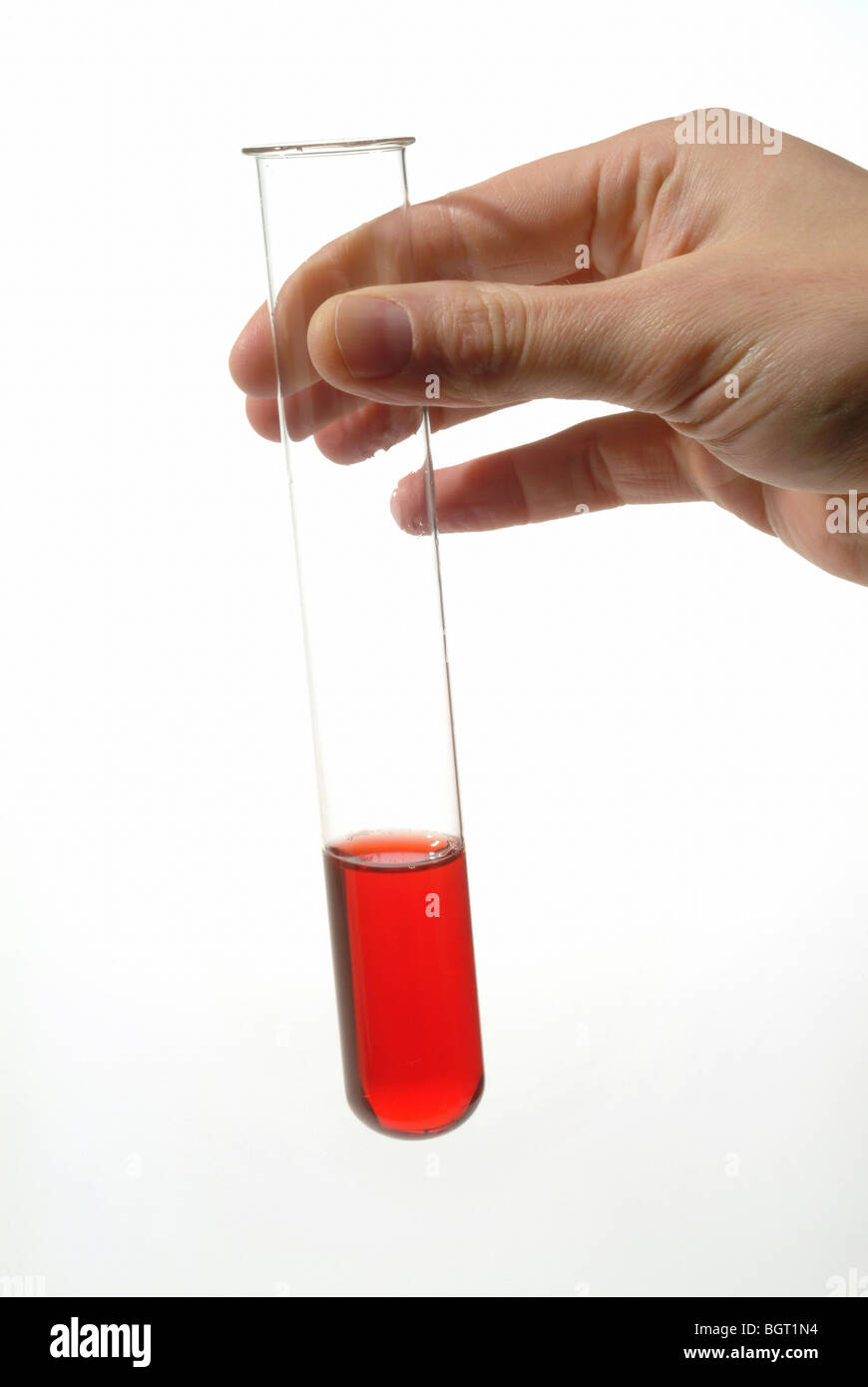 Test tube with liquid Stock Photo - Alamy
