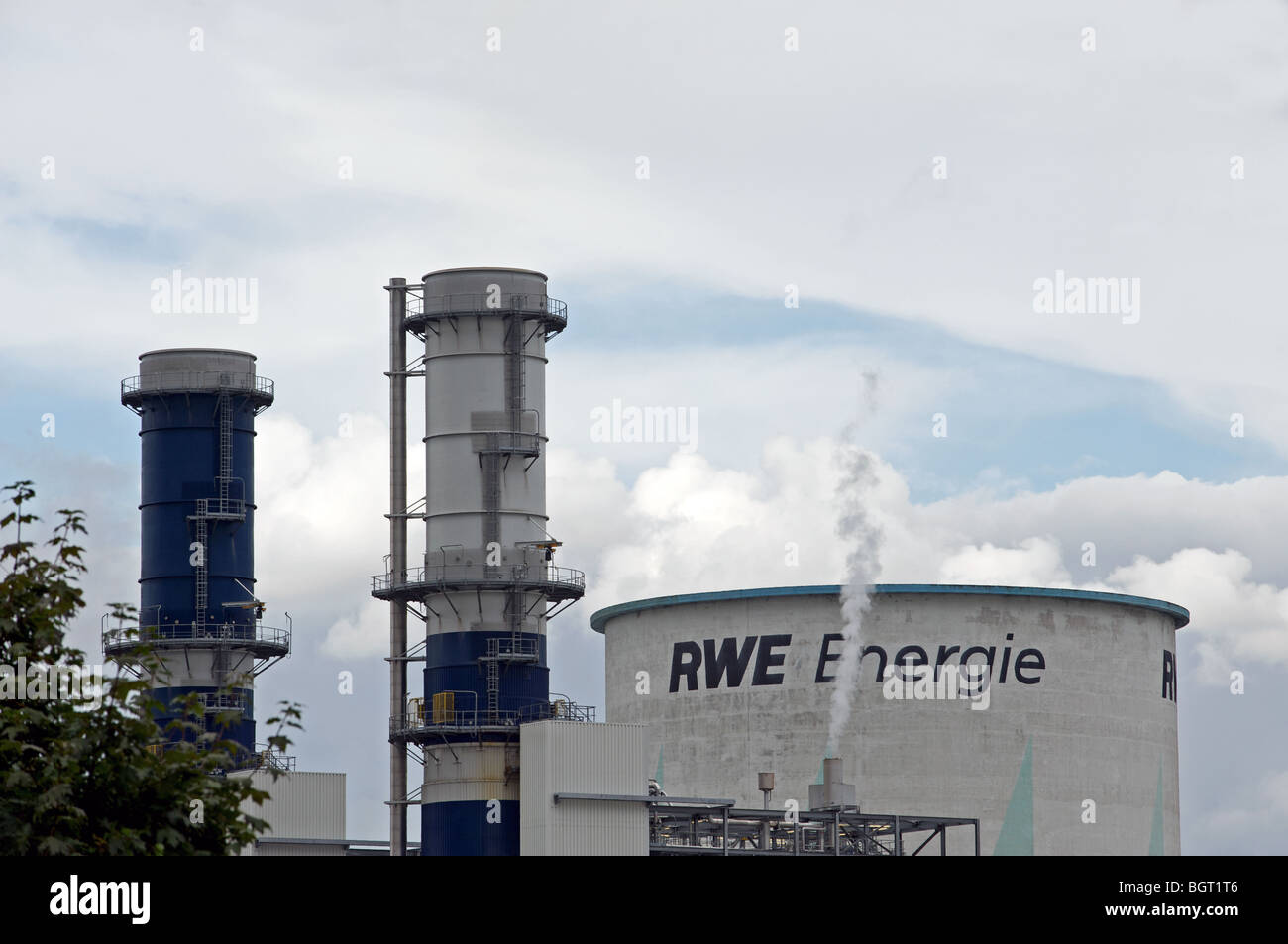 RWE gas-fried power station Stock Photo - Alamy