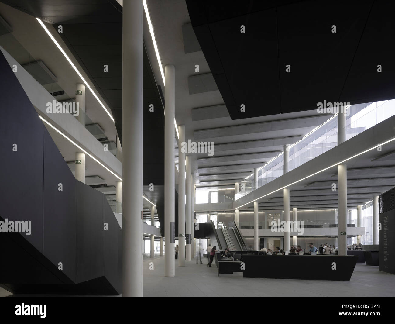 Chipperfield justice center ciudad justicia barcelona spain staircase ...