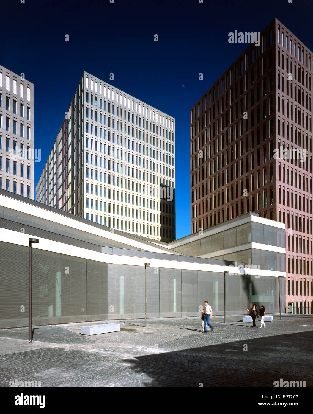 general exterior afternoon view of lateral showing metallic see through ...