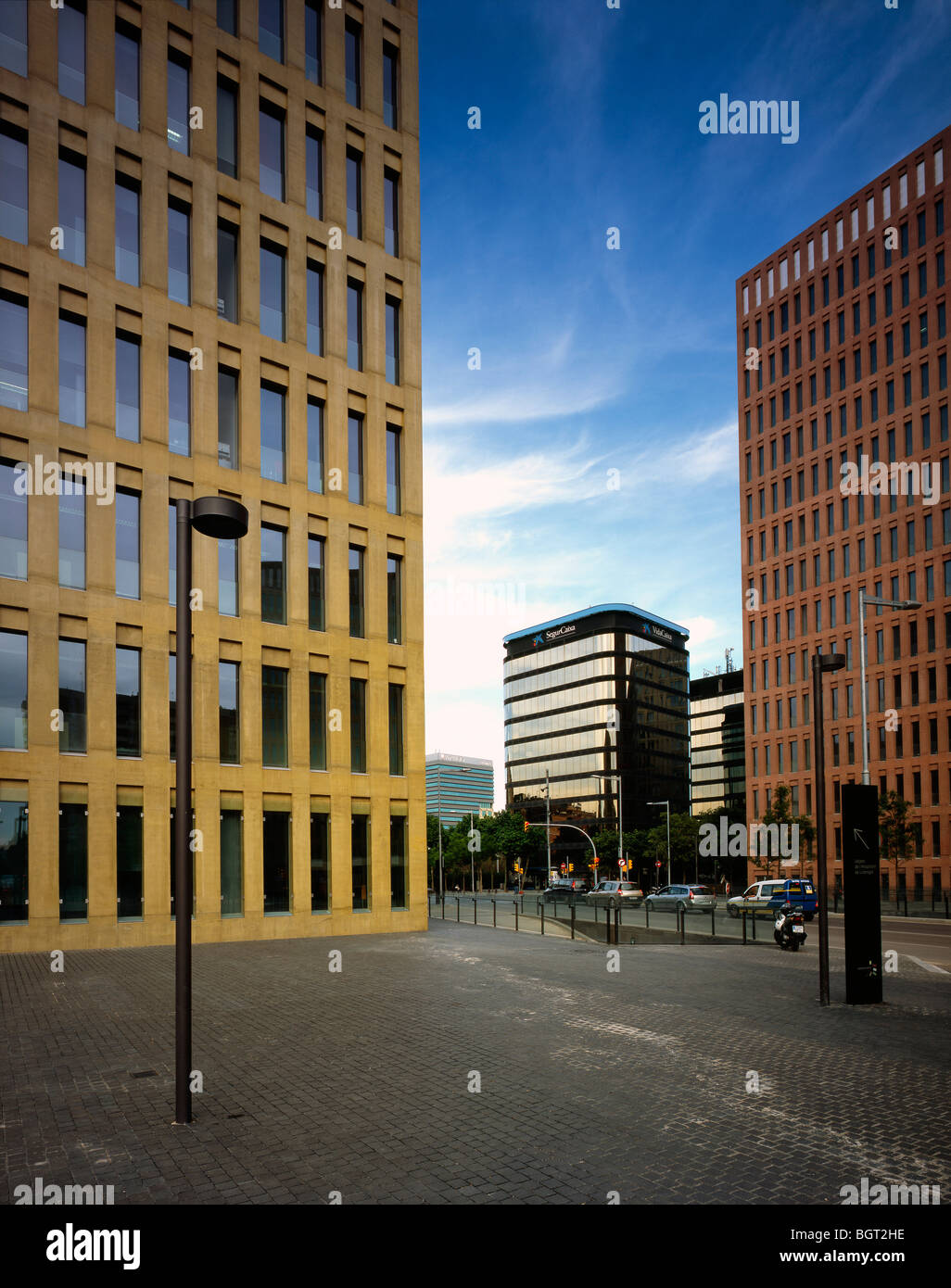 general exterior afternoon view of rear buildings as seen from the ...