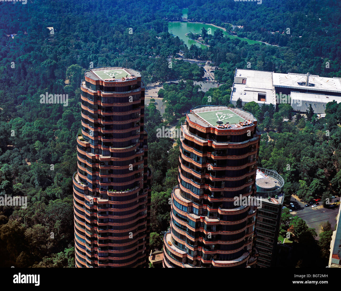 Aerial view mexico city chapultepec hi-res stock photography and images ...