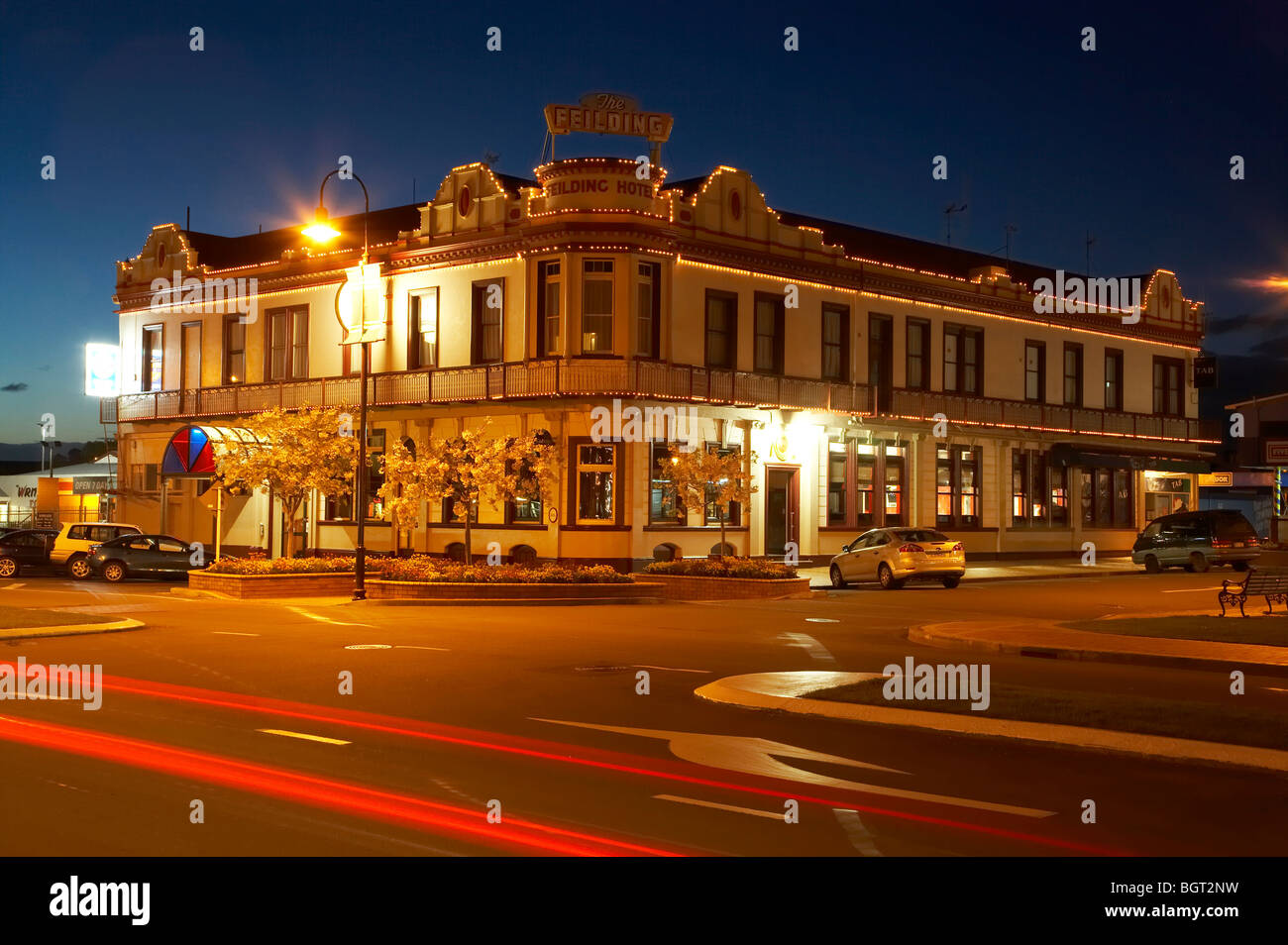 Historic fielding hotel at night hi-res stock photography and images ...