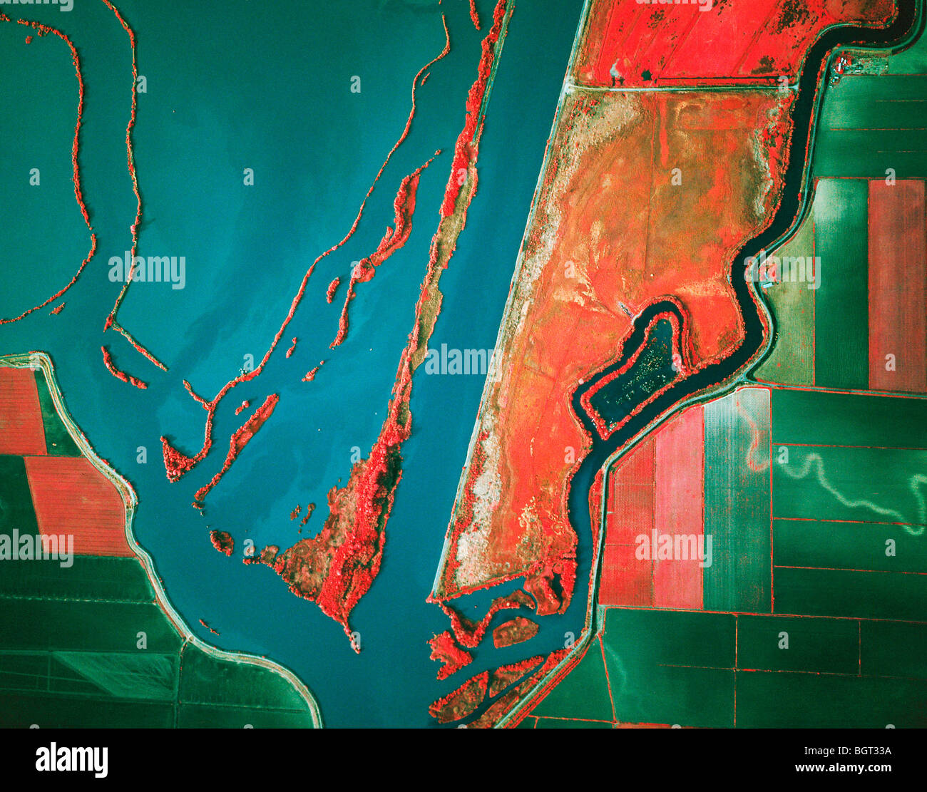 River Slough Aerial High Resolution Stock Photography and Images - Alamy