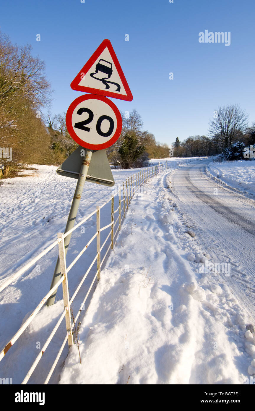 Hazard warning signs hi-res stock photography and images - Alamy
