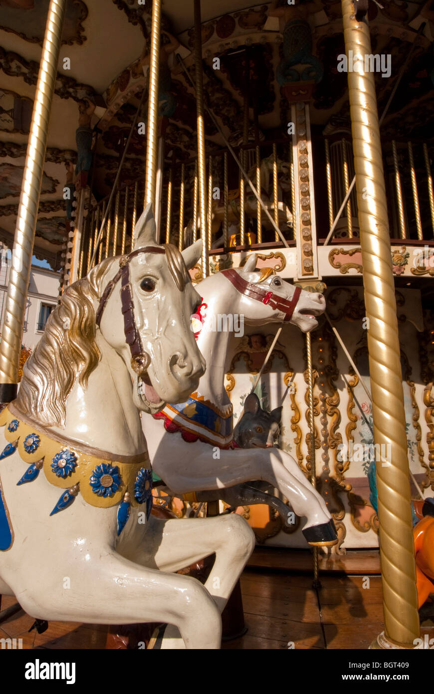 Merrygoround fairground ride hi-res stock photography and images - Alamy