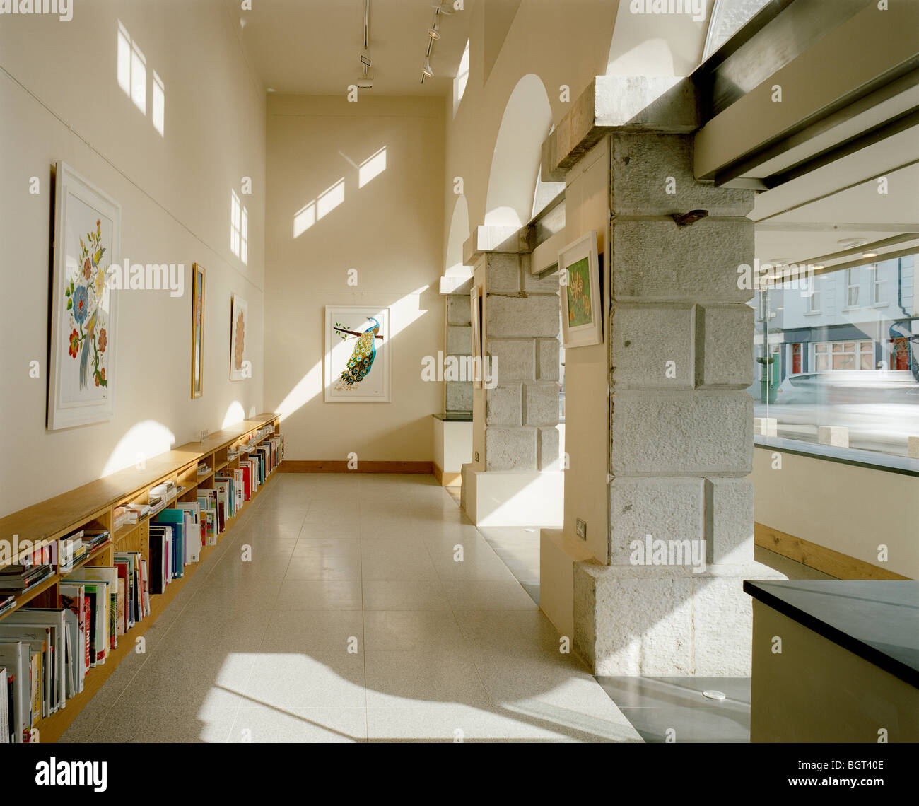 abbeyleix library, exhibition space Stock Photo - Alamy