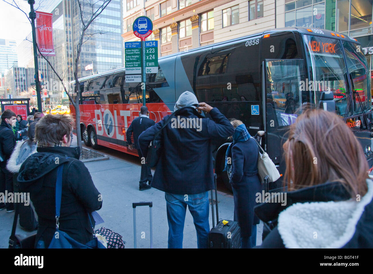 New york city bus hi-res stock photography and images - Alamy