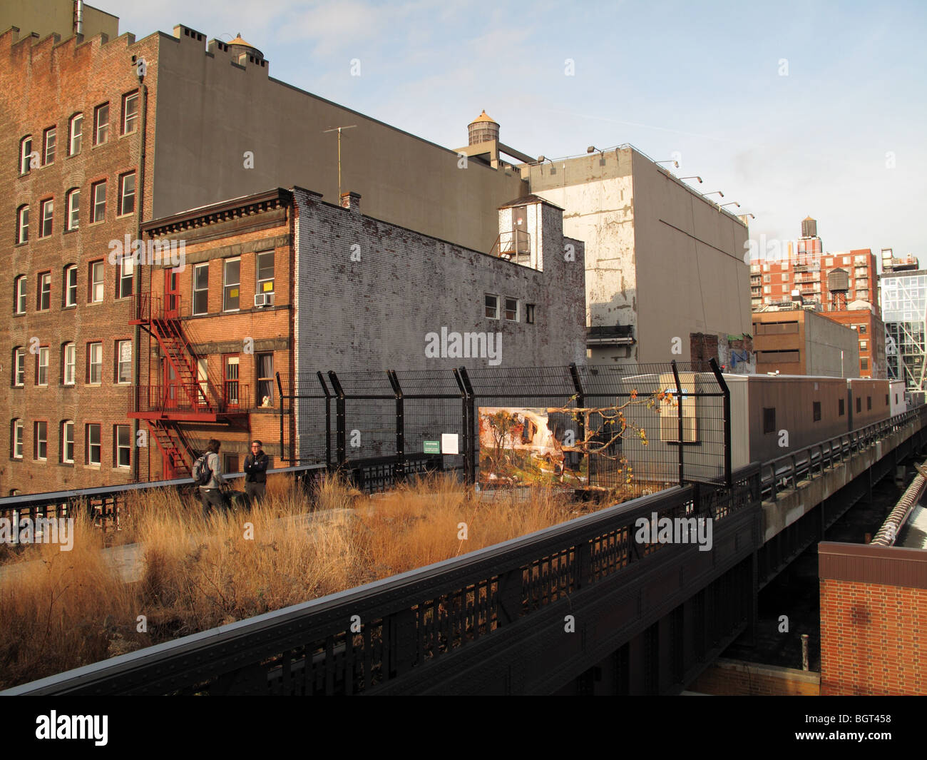 The High Line Park, end of section 1 Stock Photo - Alamy