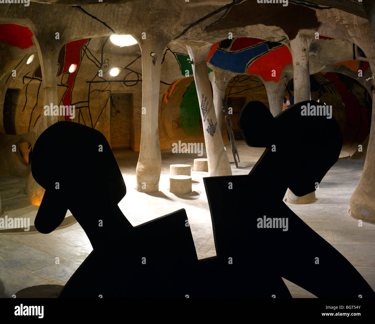 husain doshi gufa art gallery-interior view Stock Photo - Alamy