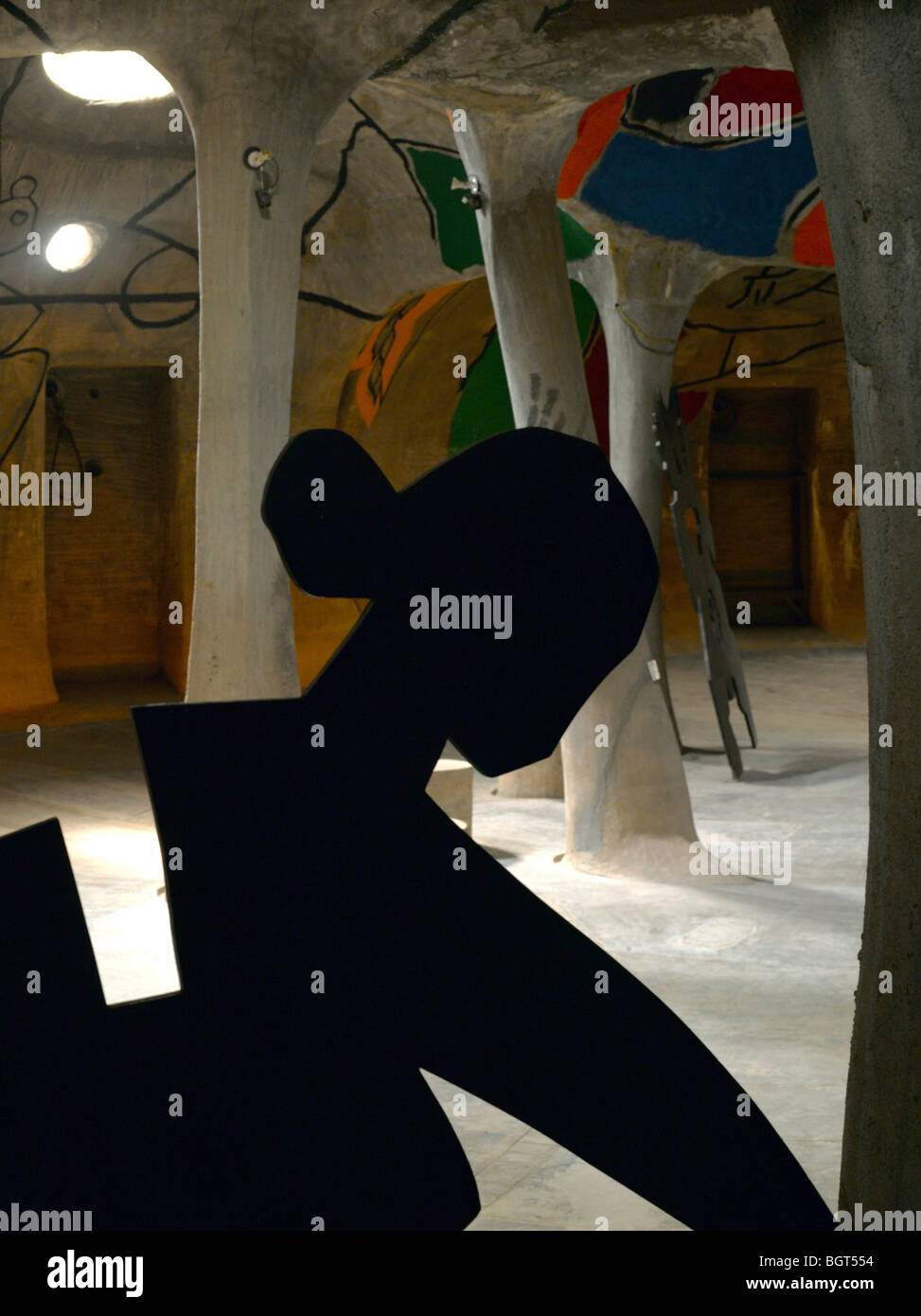 husain doshi gufa art gallery-interior view Stock Photo - Alamy