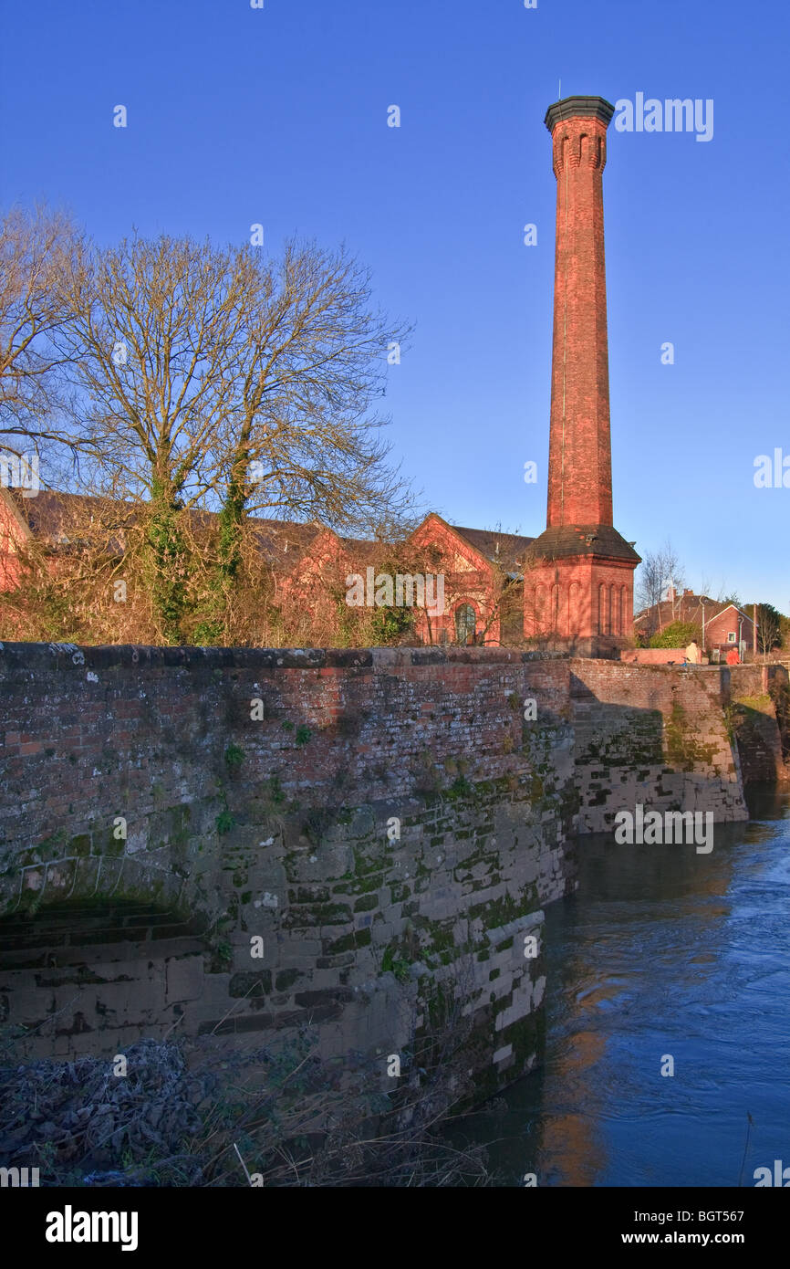 Former Hydro ElectricSteam Power Station at Powick on the River Teme ...