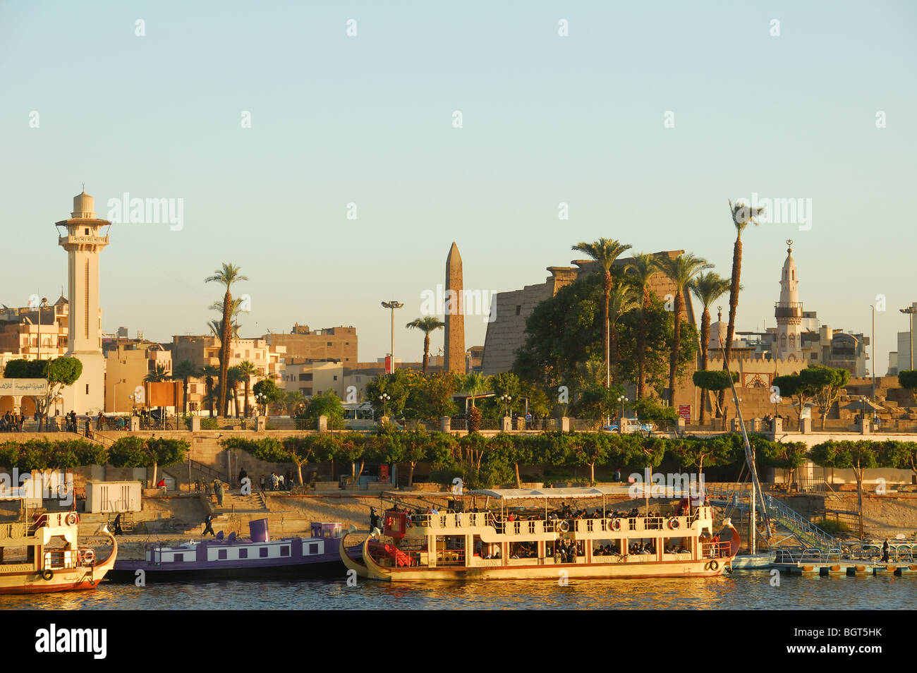 Luxor temple from river nile hi-res stock photography and images - Alamy