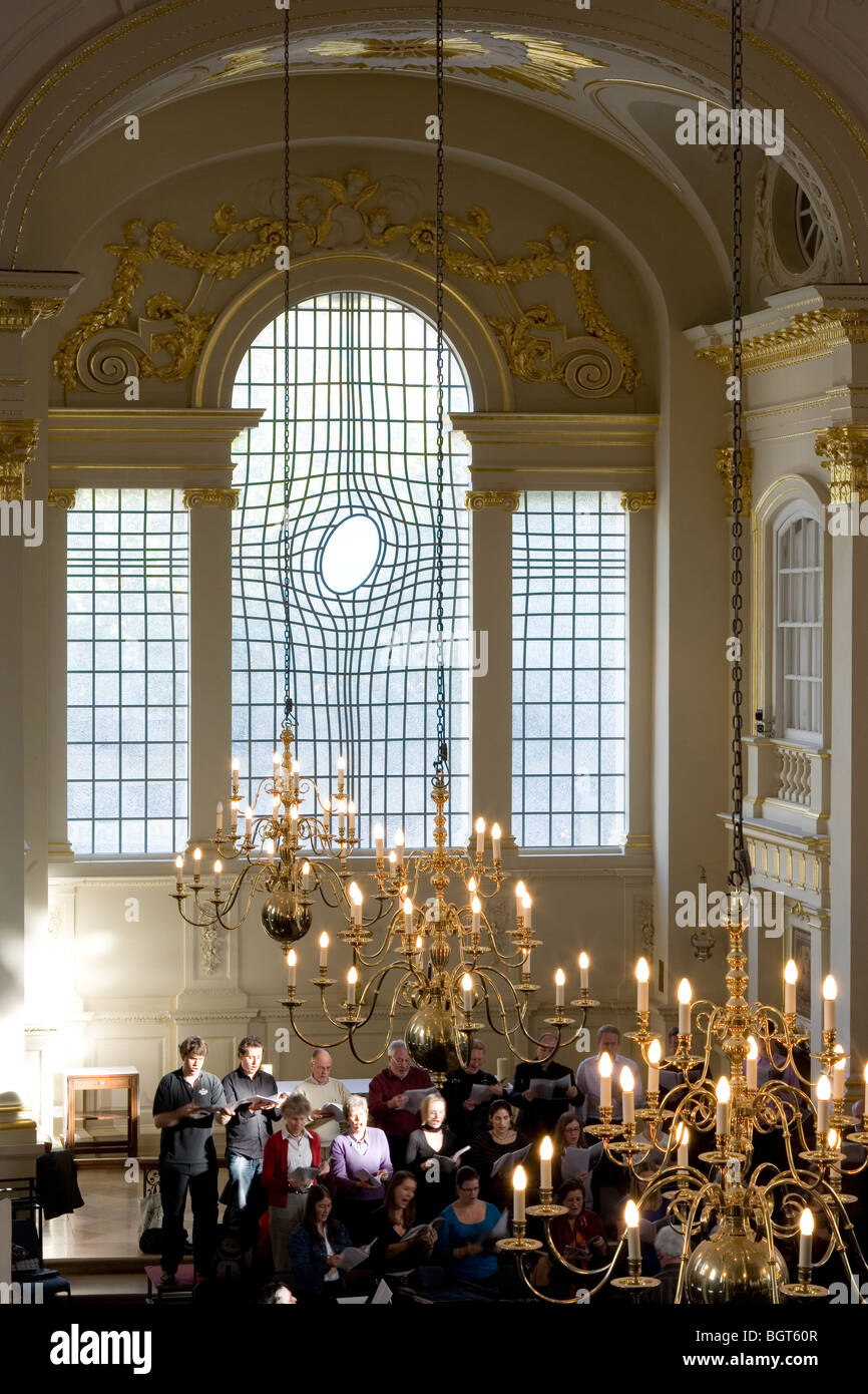 interior detail of the church hall Stock Photo - Alamy