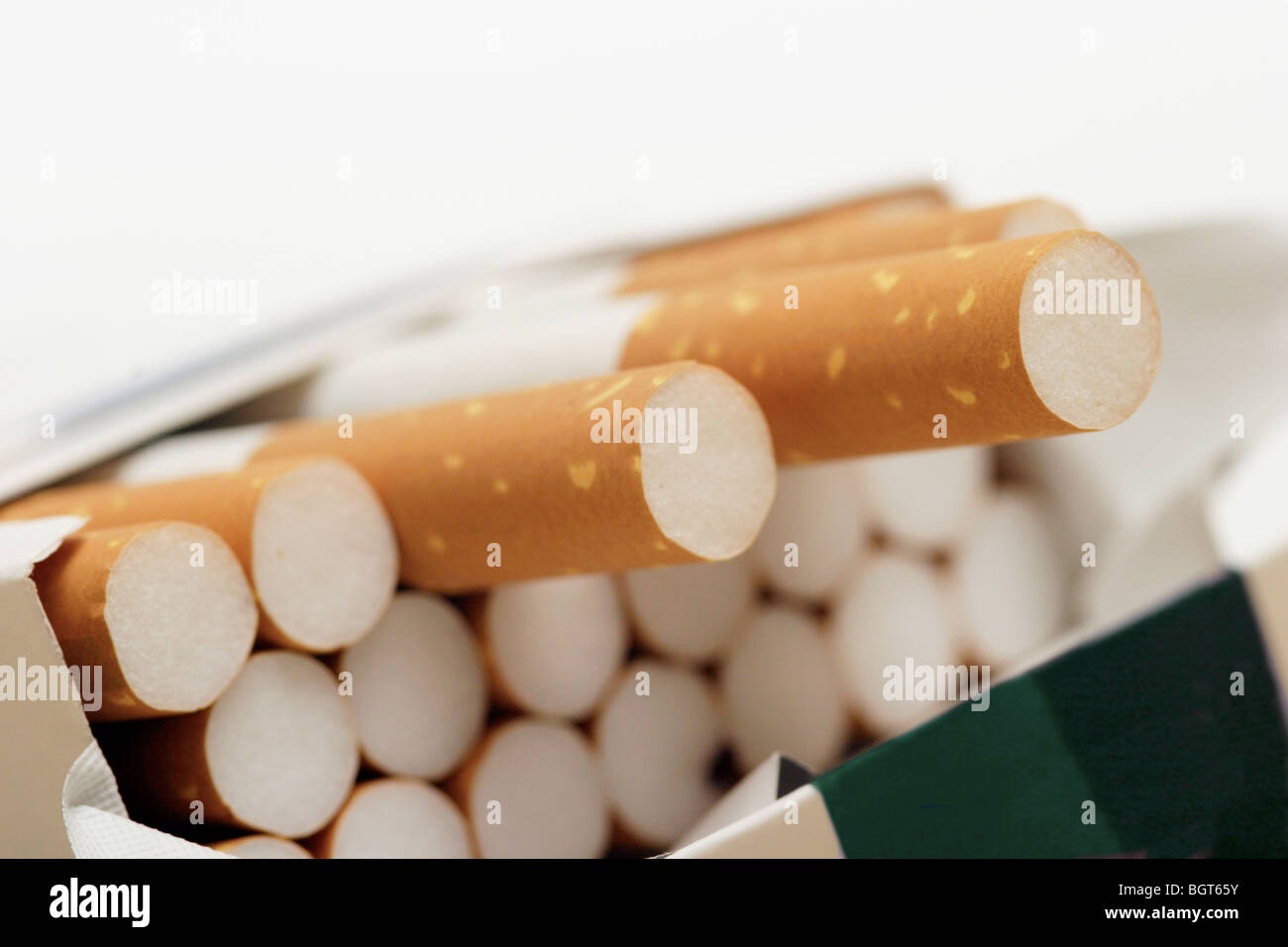 A close up image of a packet of cigarettes Stock Photo - Alamy