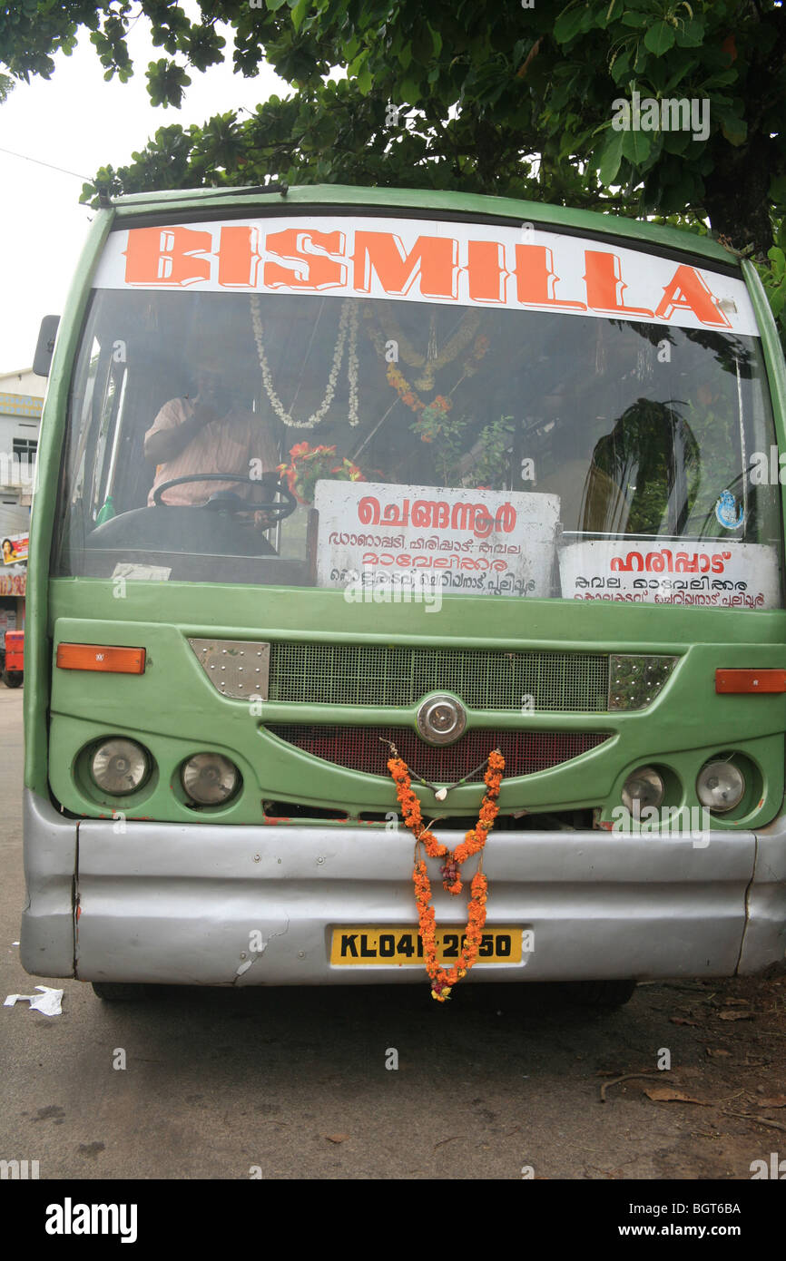 Bus, Kerala, India Stock Photo - Alamy