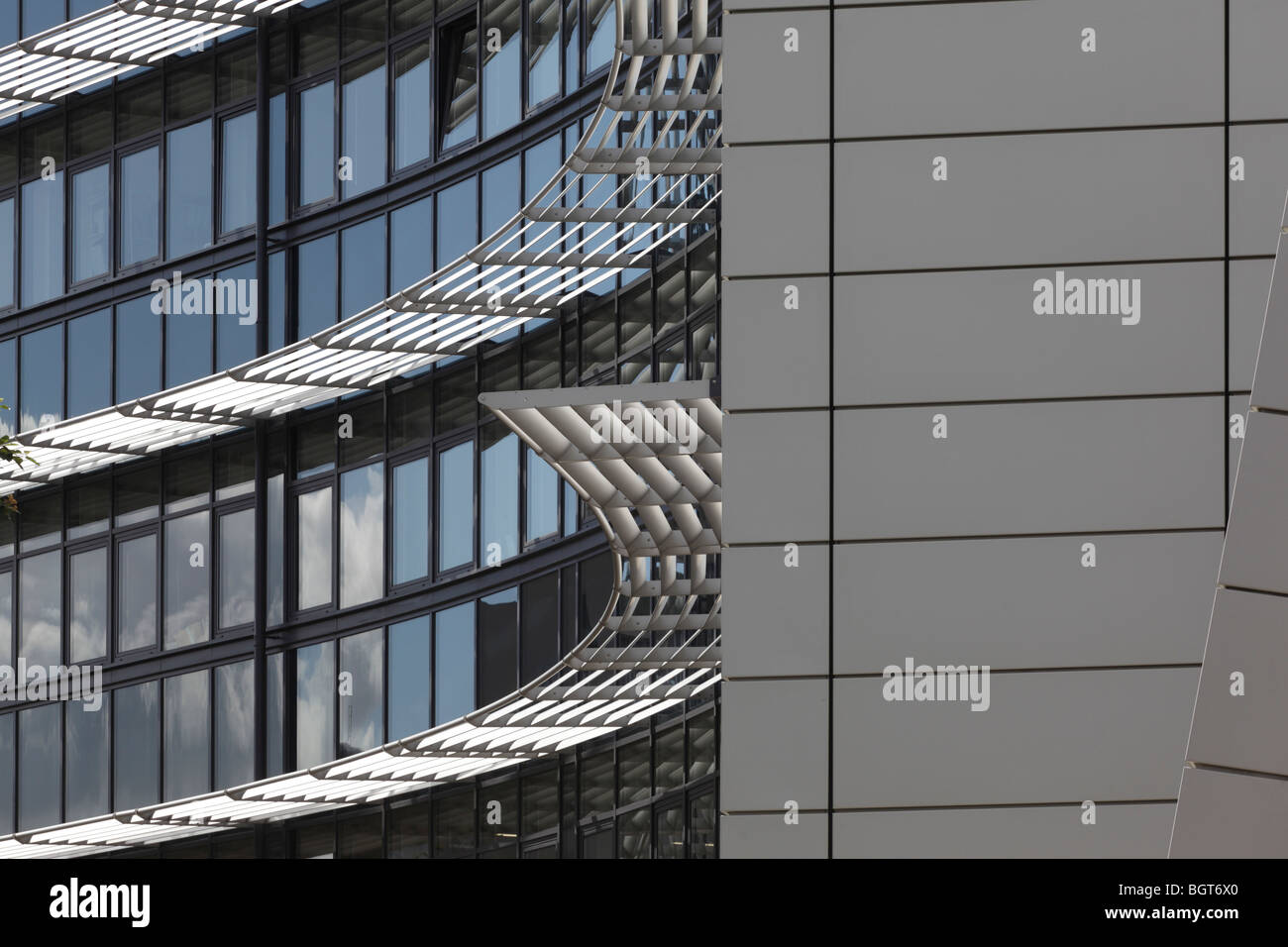 detail of principal elevation, marjorie & arnold ziff building Stock ...