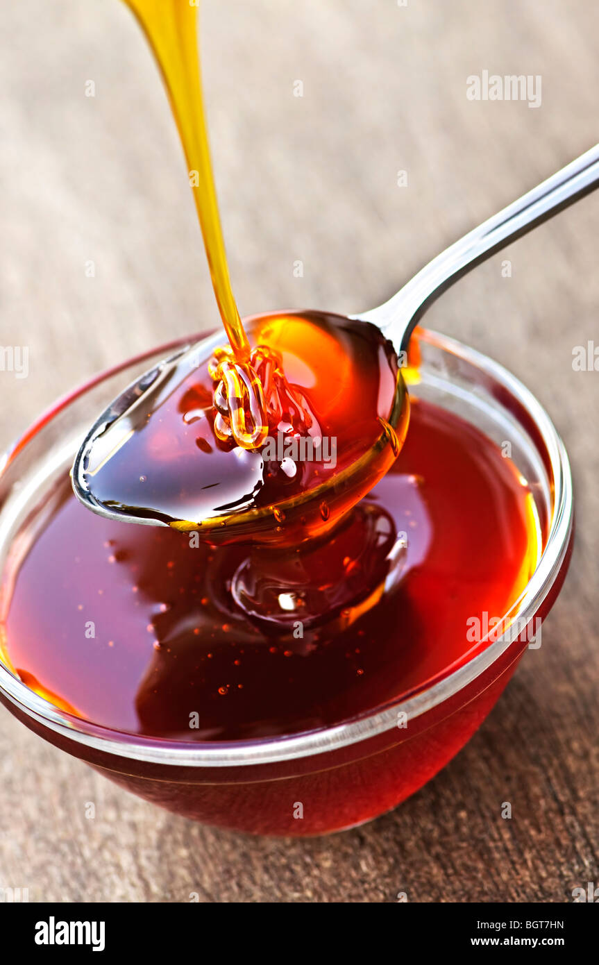 Thick honey drizzle hi-res stock photography and images - Alamy