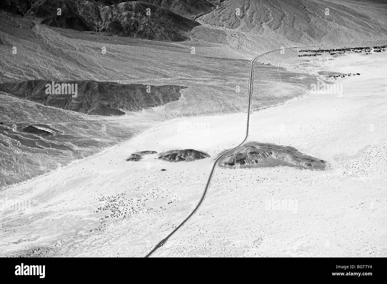 aerial view above Death Valley National Park California Stock Photo - Alamy