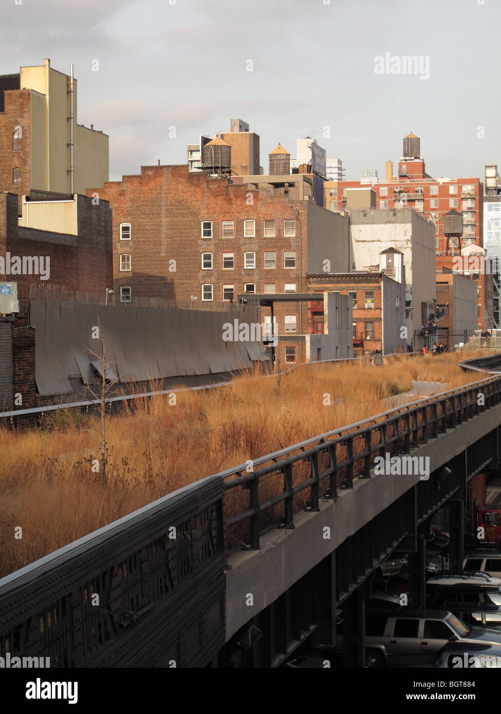 The HIgh LIne in winter Stock Photo - Alamy