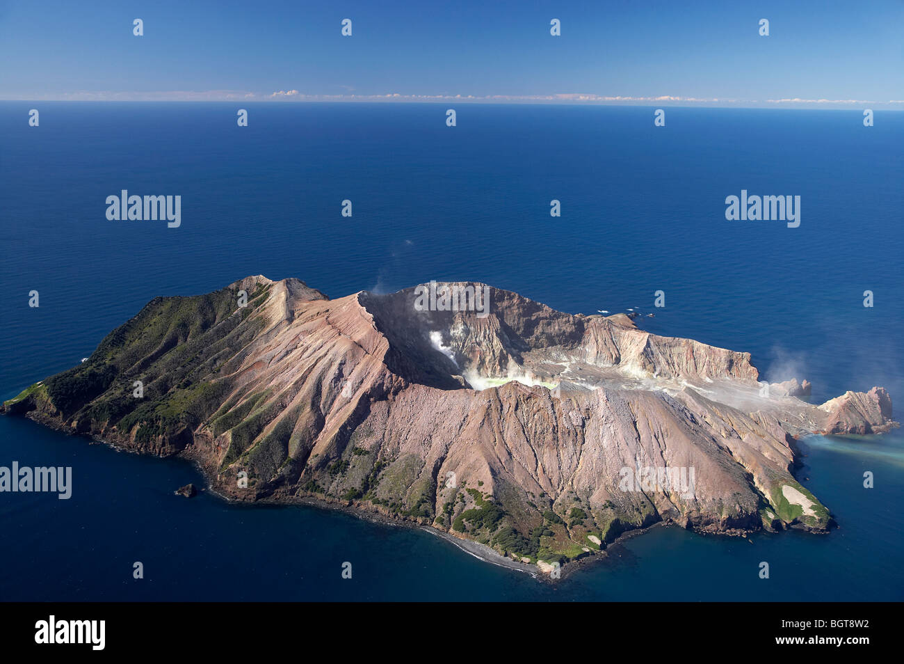 White Island, Active Volcano, Bay of Plenty, North Island, New Zealand ...