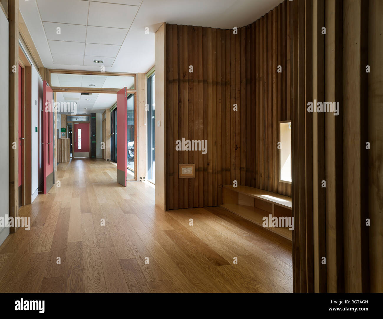 Kindergarten hallway hi-res stock photography and images - Alamy
