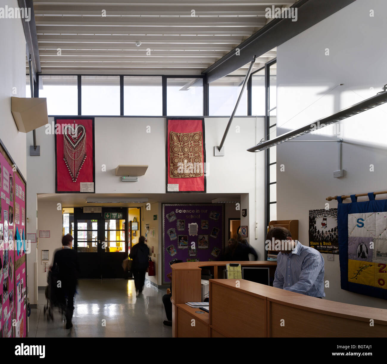 stephen hawking school london haverstock associates reception area ...