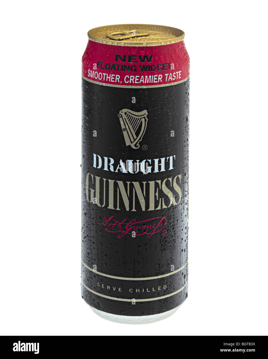 a can of draft guinness on a white back ground Stock Photo - Alamy