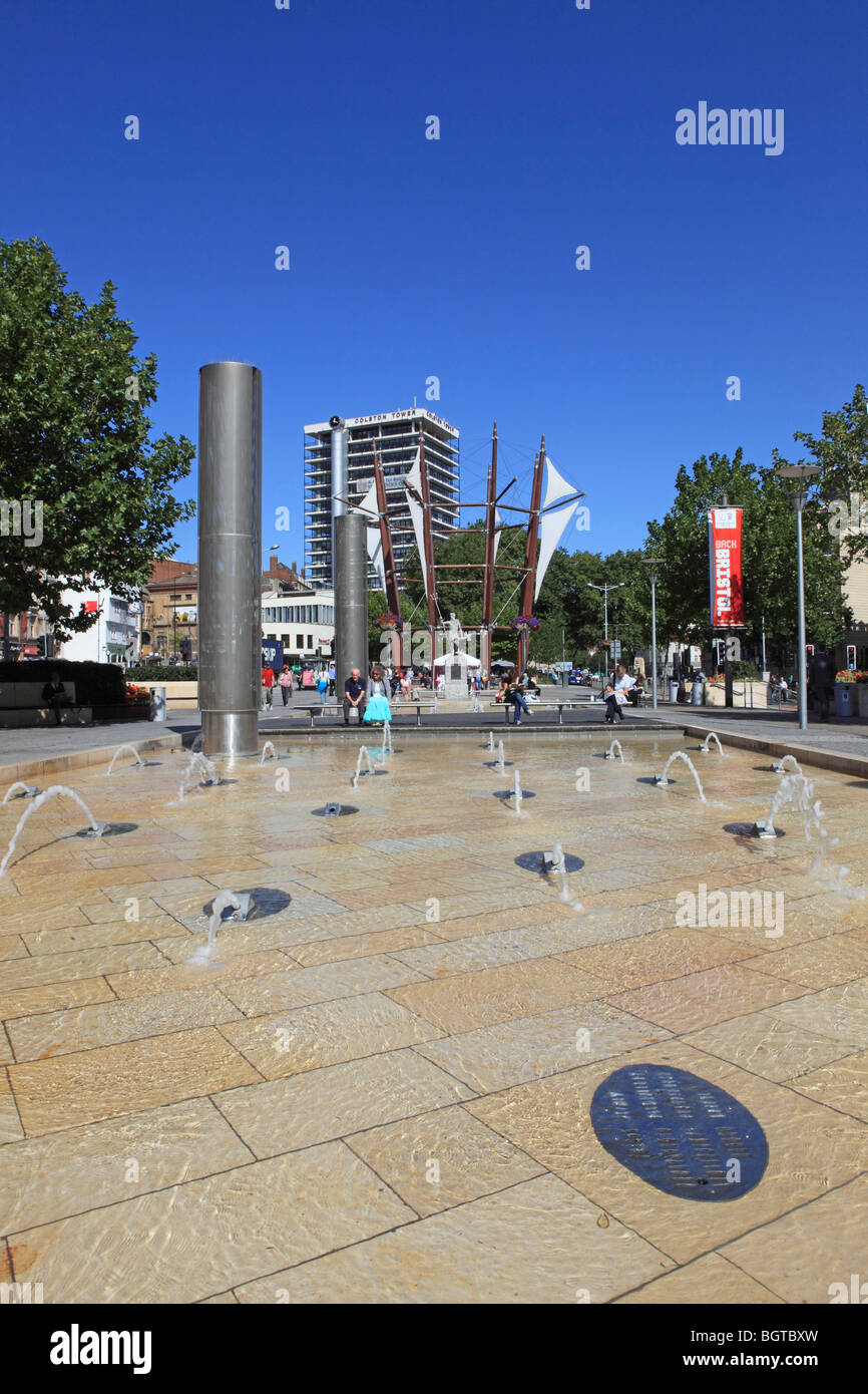 Bristol, Centre Promenade Stock Photo - Alamy