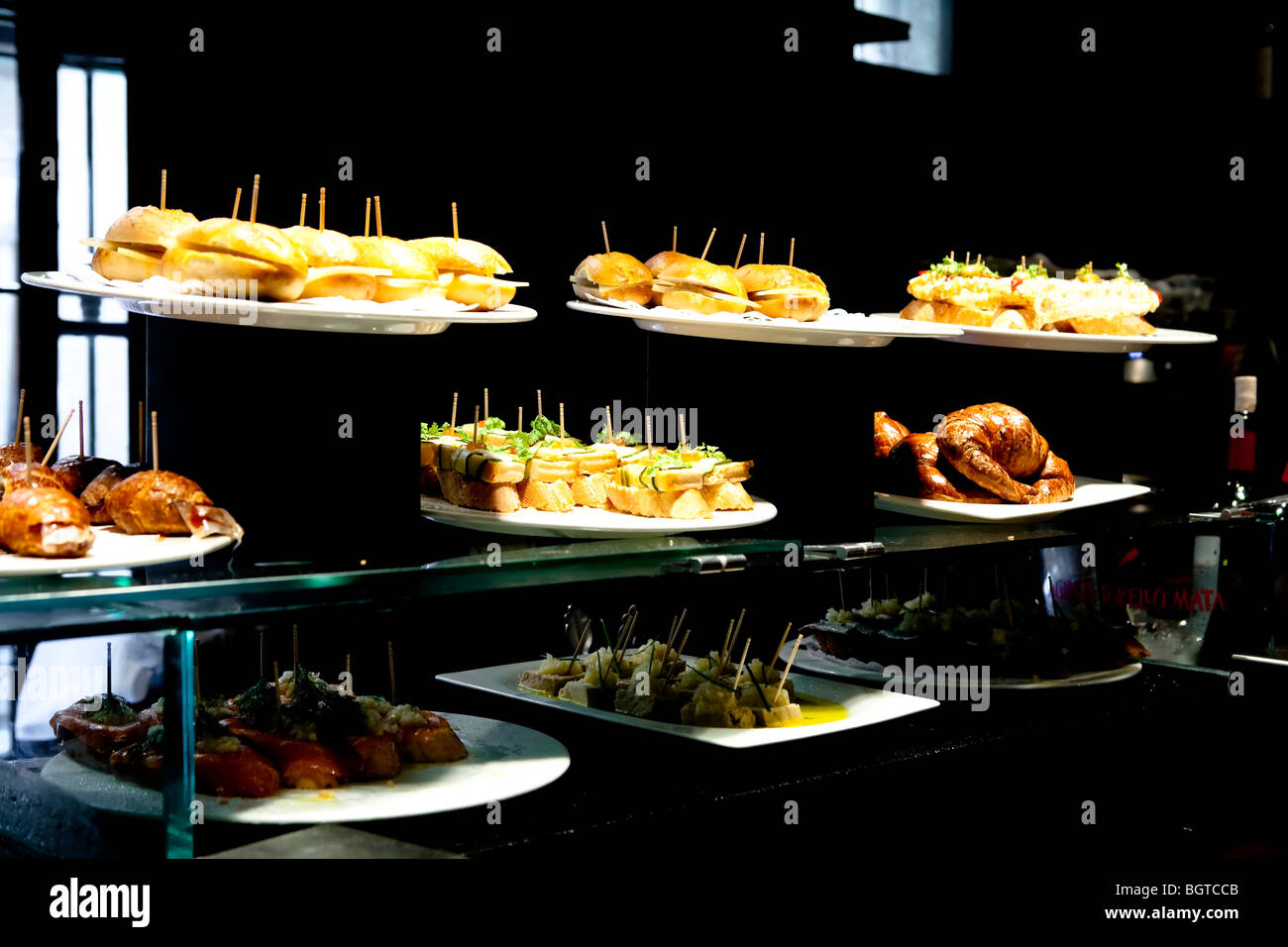 Barcelona - Spanish cuisine - Tapas Stock Photo - Alamy