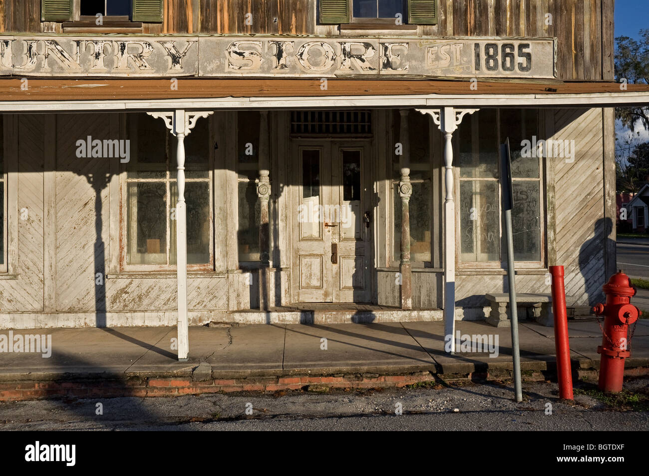 Old Adams Country Store wooden building ca 1865 downtown White Springs ...