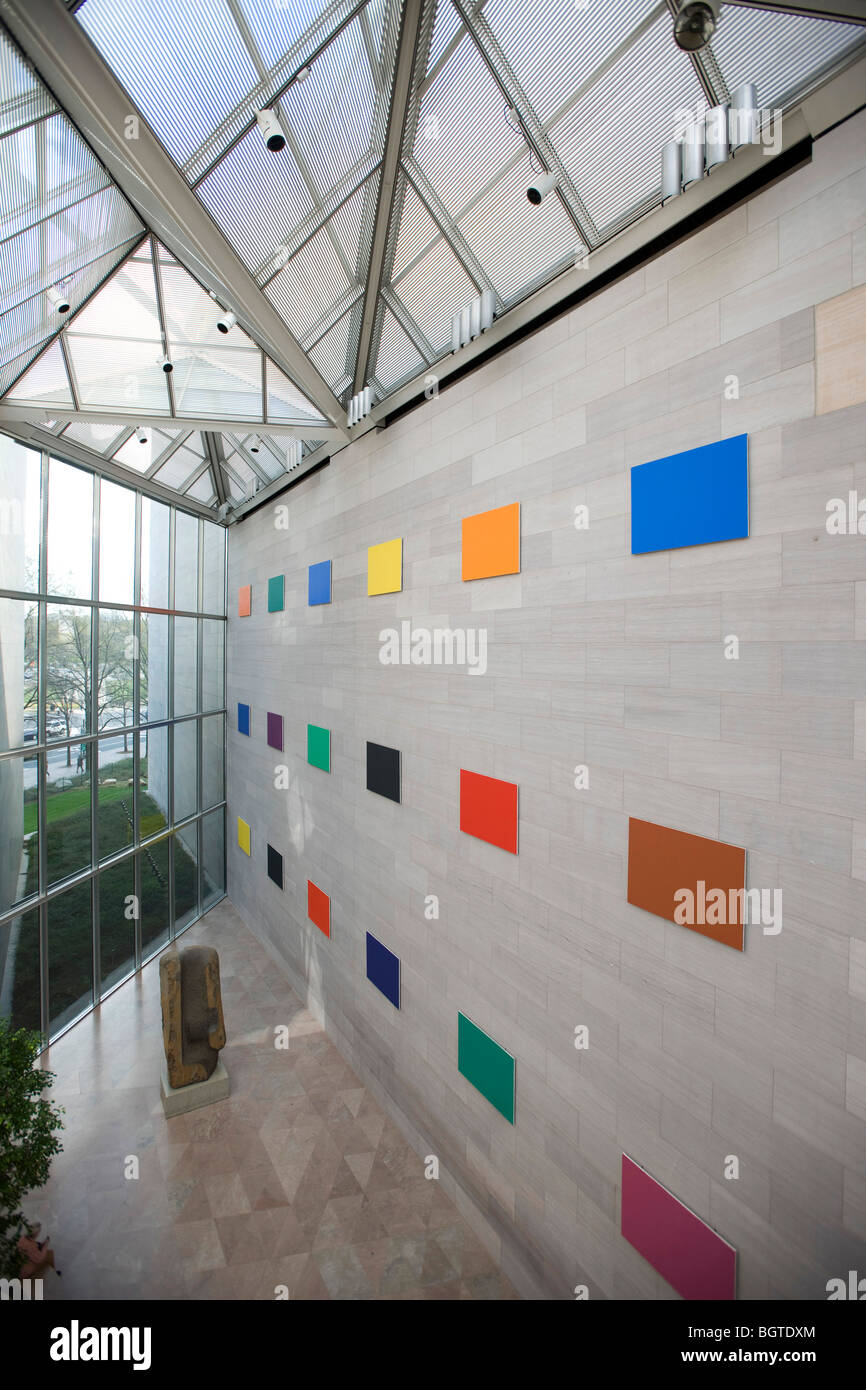 national gallery of art east building, washington dc by im pei interior ...