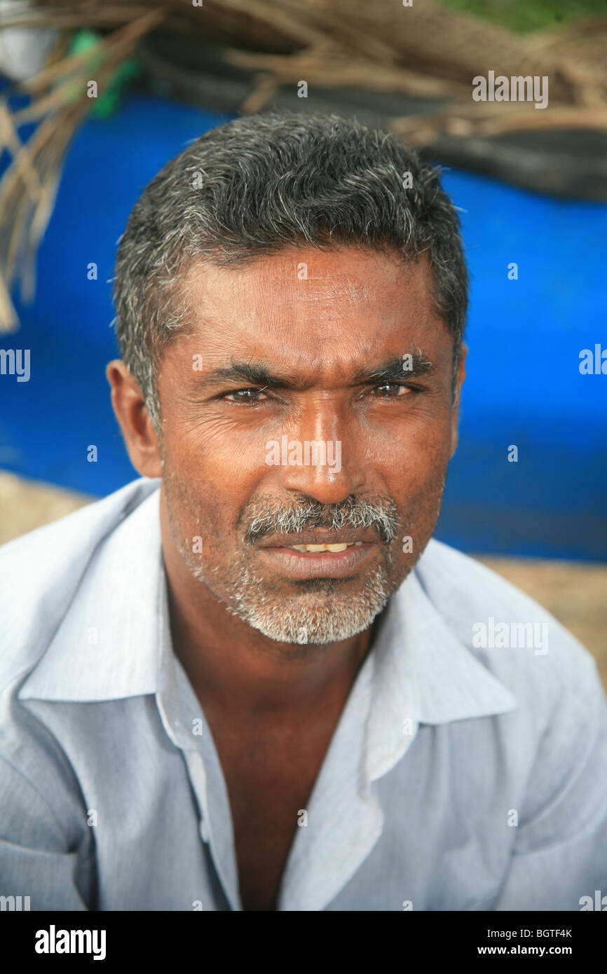 Portrait of Man, The Backwaters, Kerala, India Stock Photo - Alamy