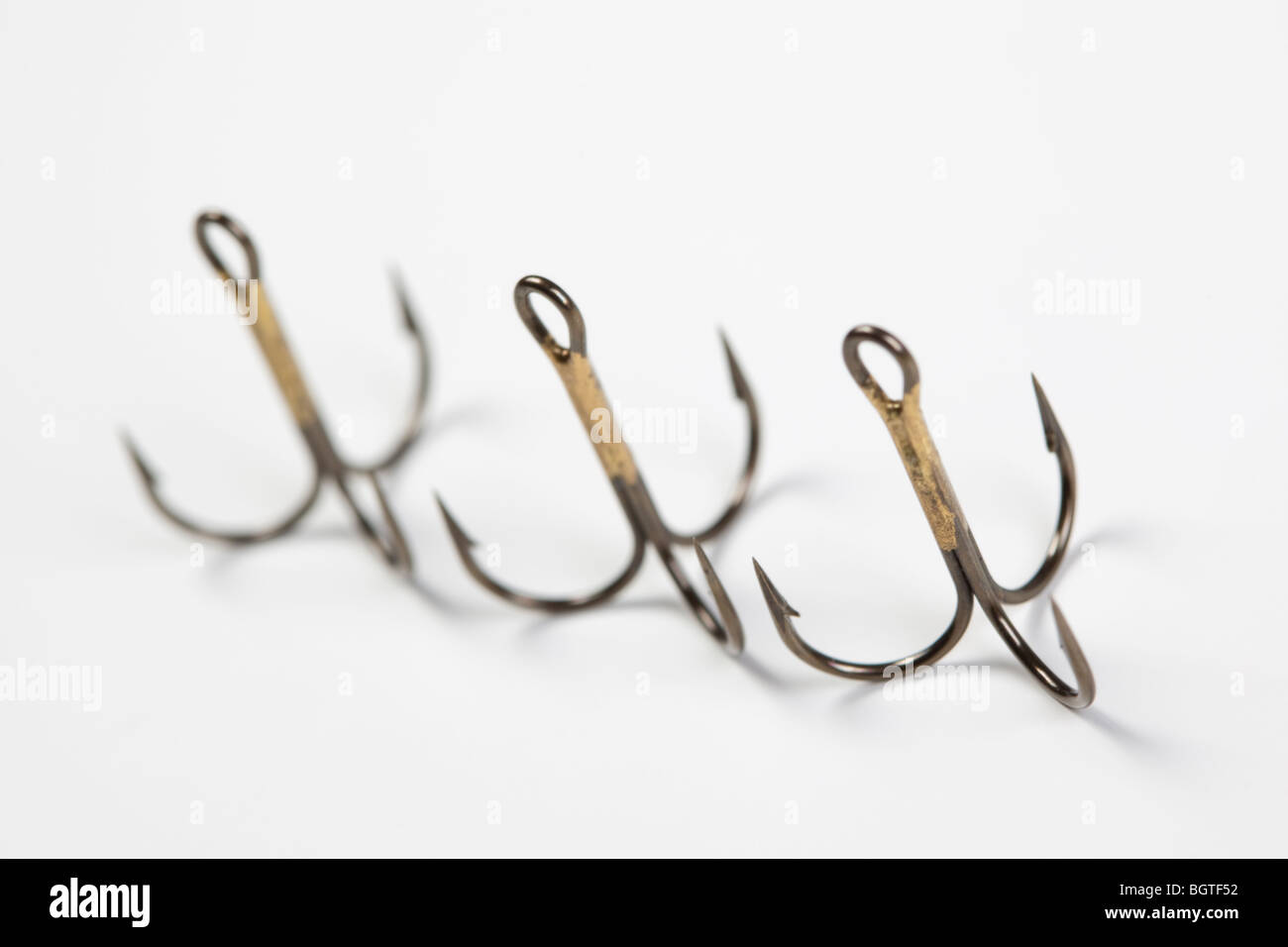Fishing hooks with clipping paths Stock Photo - Alamy