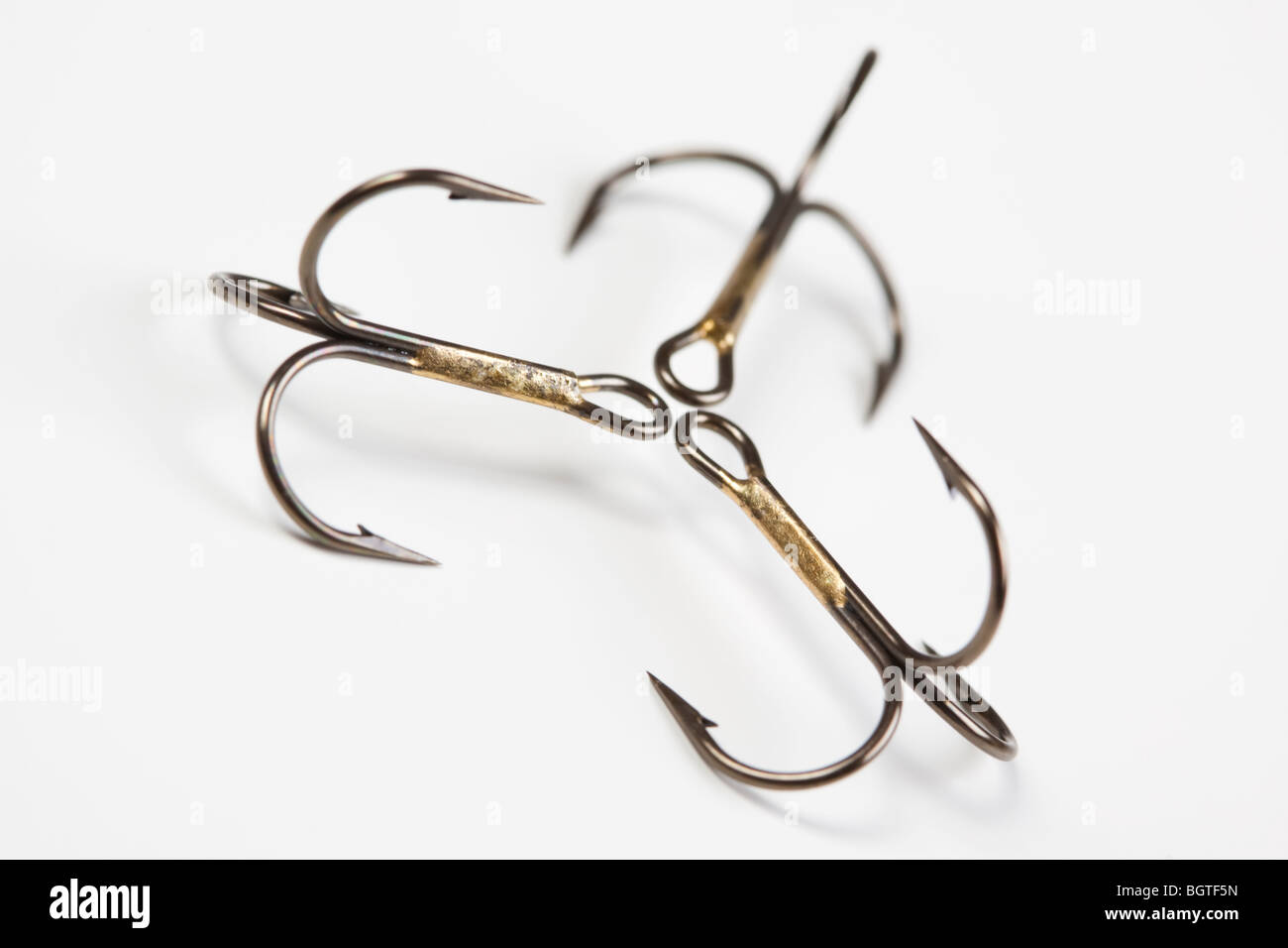 Fishing hooks with clipping paths Stock Photo - Alamy