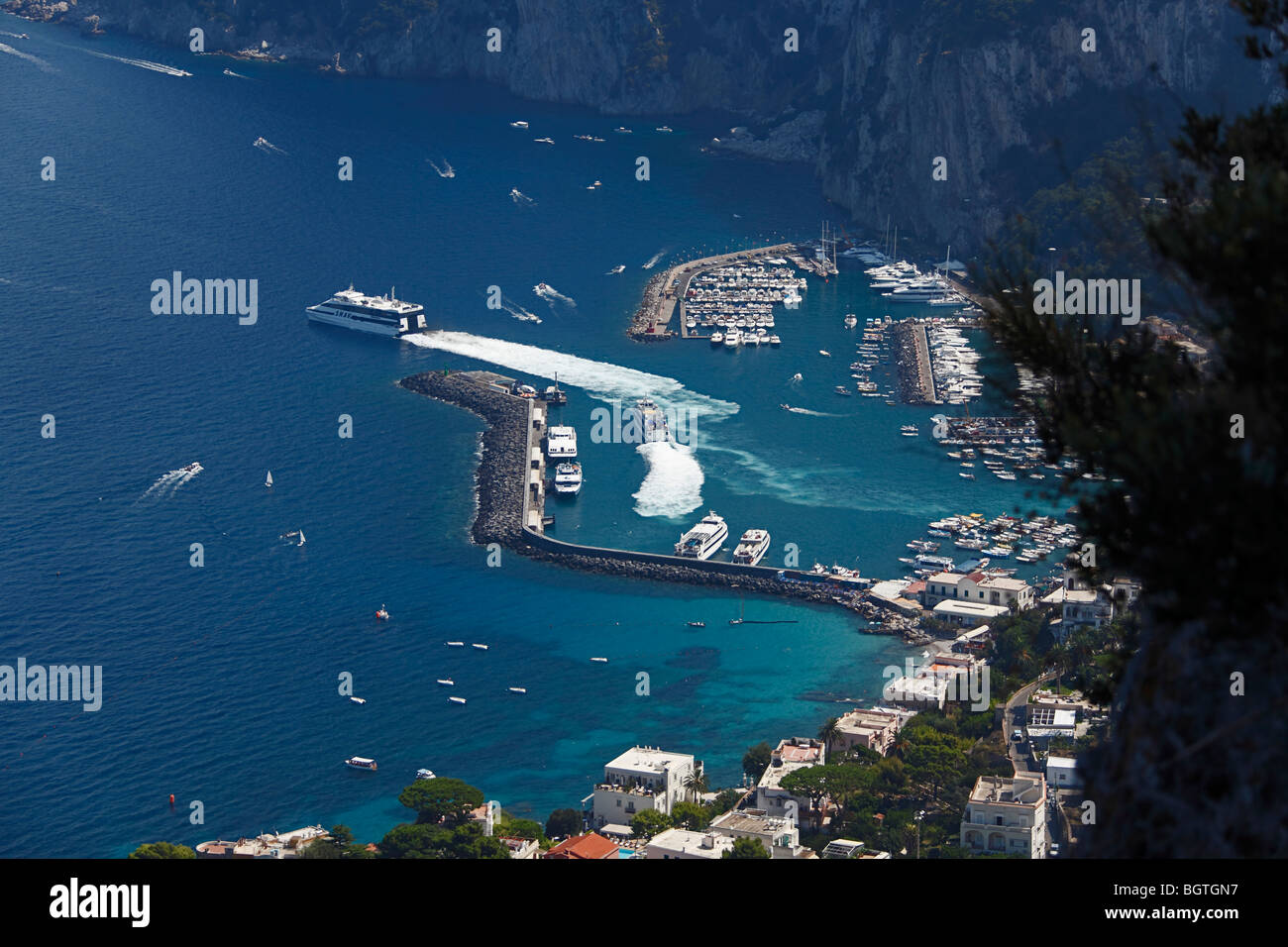 Capri Hafen Capri harbour Stock Photo - Alamy